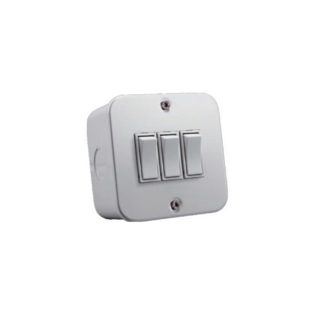 Industrial Wall Switch 3 Lever - Home and Hardware depot