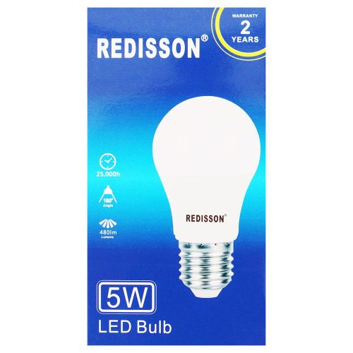 5W E27 Led Screw Redisson (5We27Sred) - Home and Hardware depot