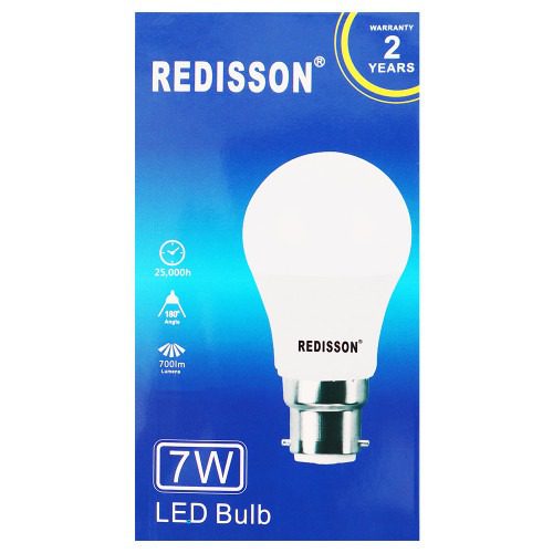 7W Led E27 Redisson (7Wlede27Red) - Home and Hardware depot