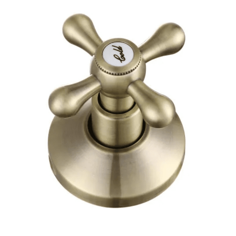 Bijiou Adour Gold Undertile Stop Tap. - Home and Hardware depot