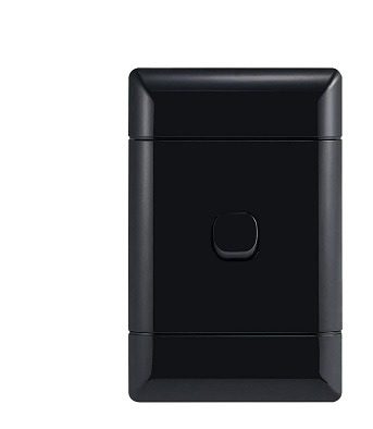 1 Lever 2 Way Wall Switch 100x50 Standard Black Colour - Home and ...