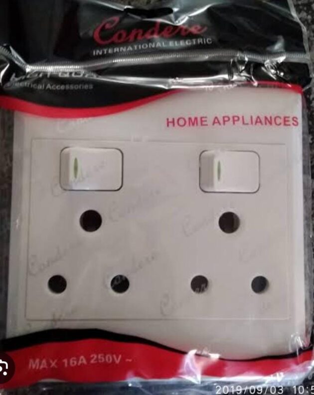 Double Wall Socket 4X4 Condere - Home and Hardware depot