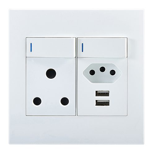 Modern White Wall Switch - Home and Hardware depot